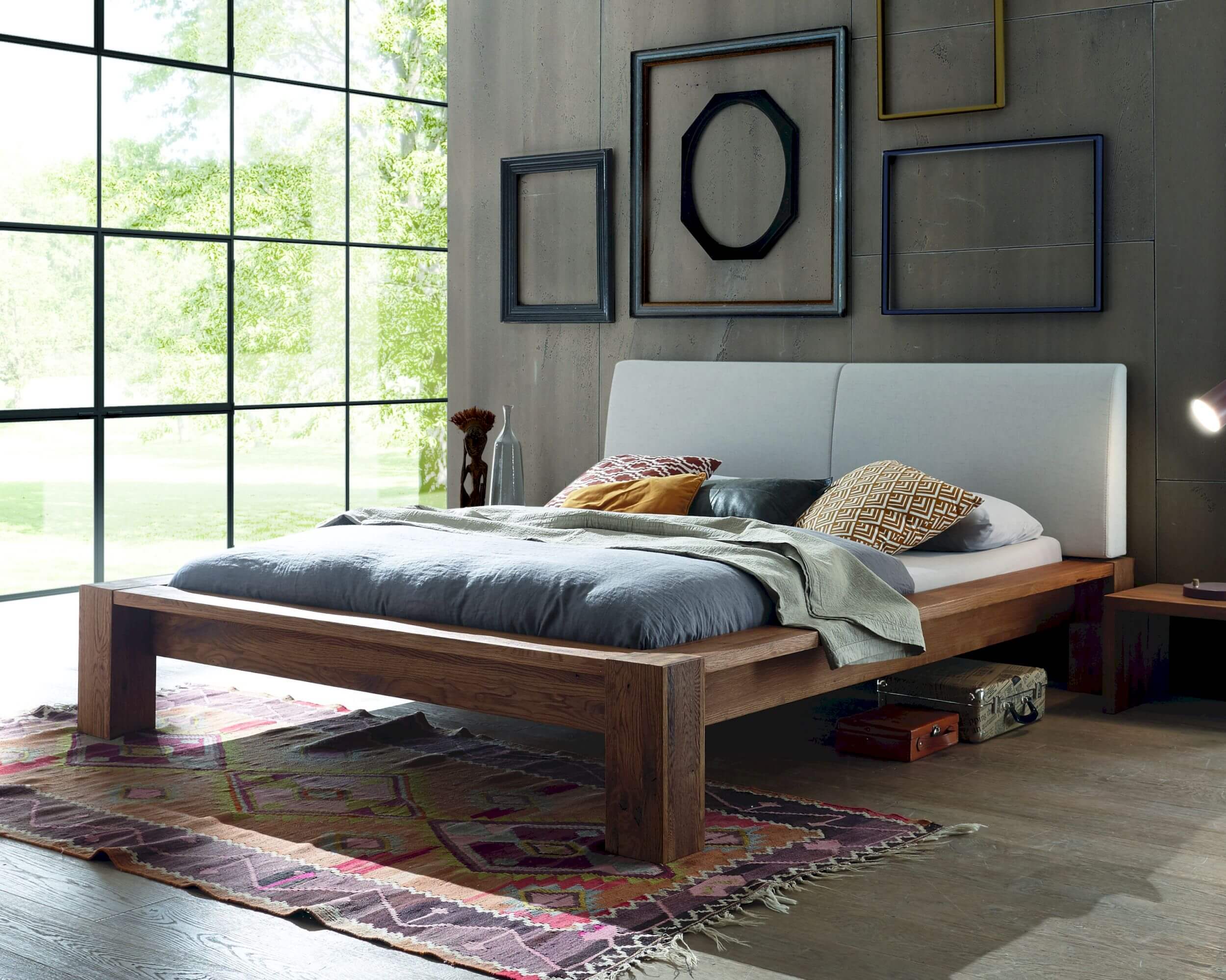 Hasena Oak-Line Wild Massivholzbett Cortina • Jetzt kaufen