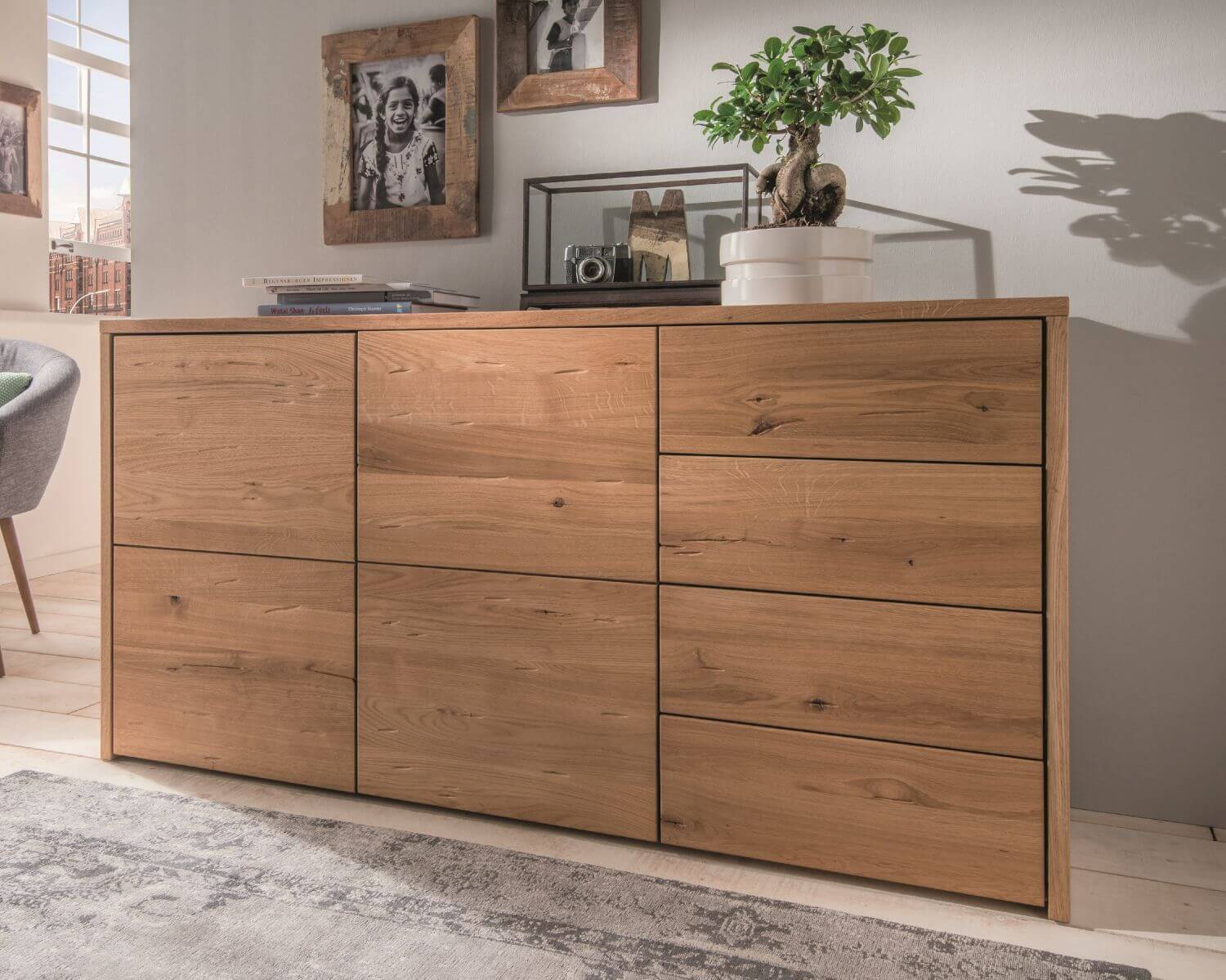 Massivholz Kommode »System F« erhältlich bei • slewo.com