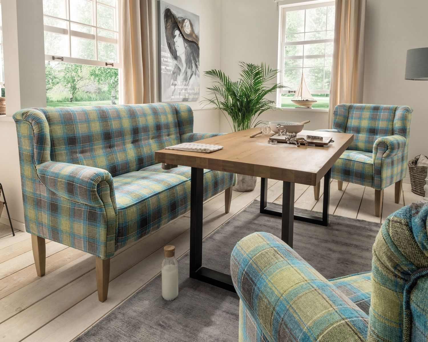 Massivholz Pavolo Tischsofa erhältlich bei • slewo.com