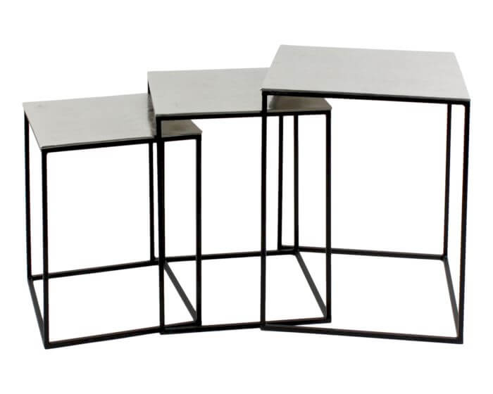 Voss Design »Square« Beistelltisch 3-tlg. Set • slewo.com